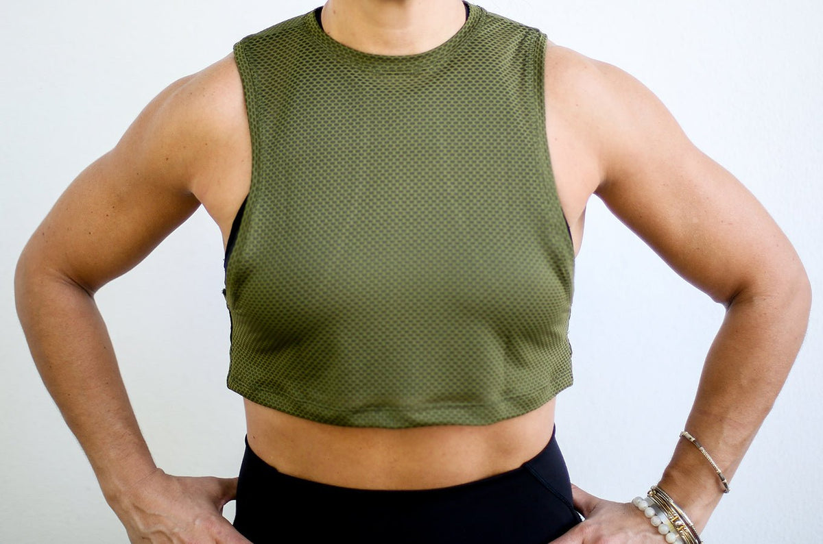 Chestee - Muscle Tank (OD Green) – Flexfit