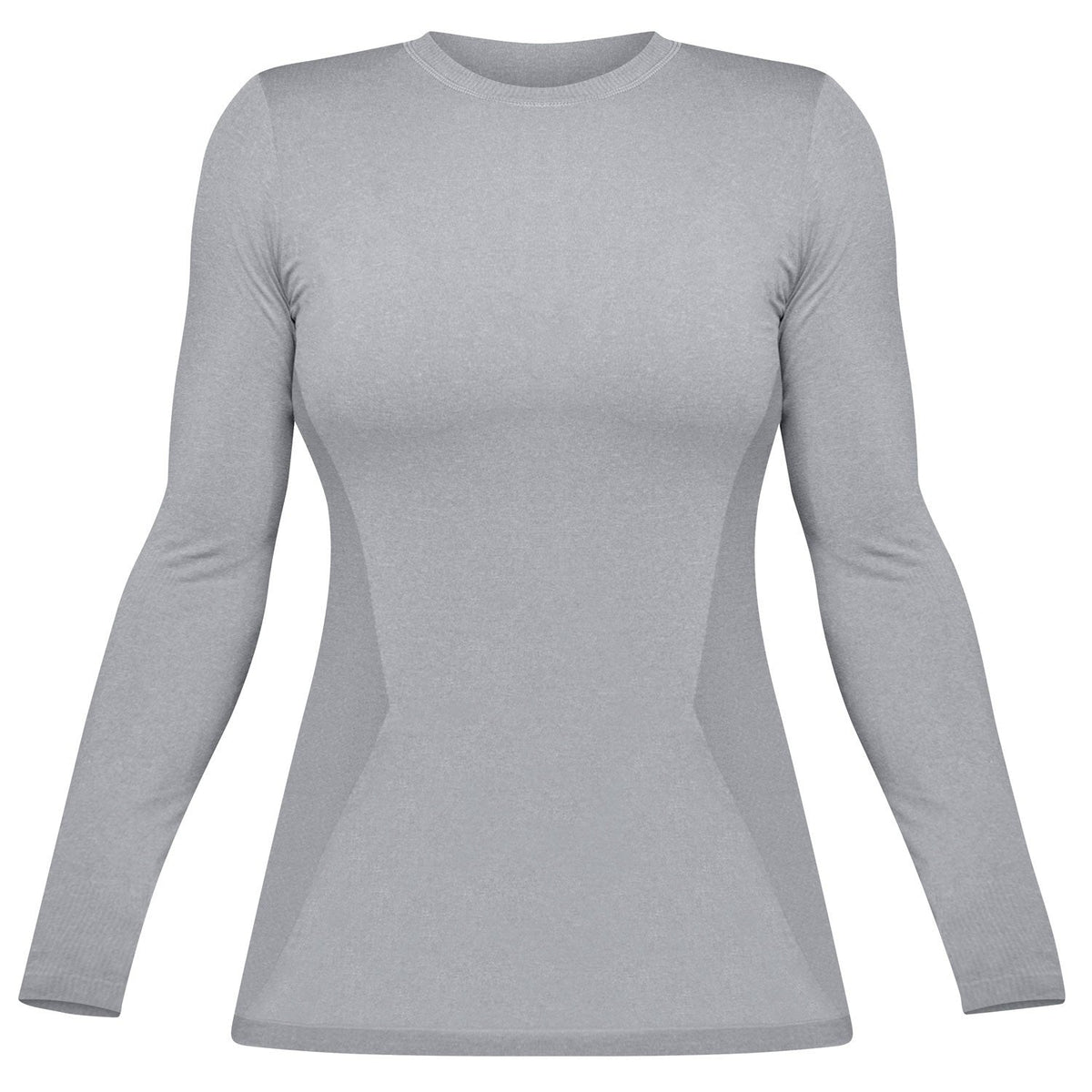 HYLETE Womens Circuit Performance Long Sleeve (Heather Cool Gray – Flexfit